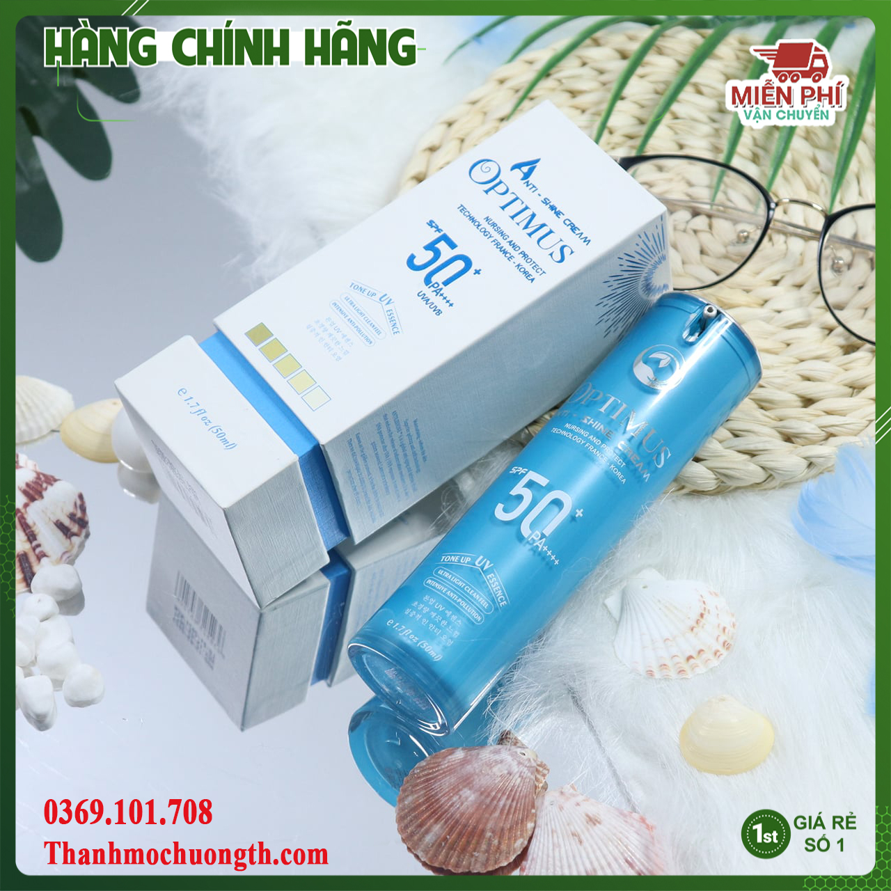 Kem Chống Nắng Thanh Mộc Hương Optimus Anti- shine Cream